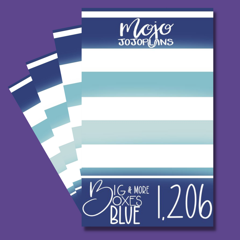 BIG Blue Boxes & More Sticker Book – Mojo_JojoPlans