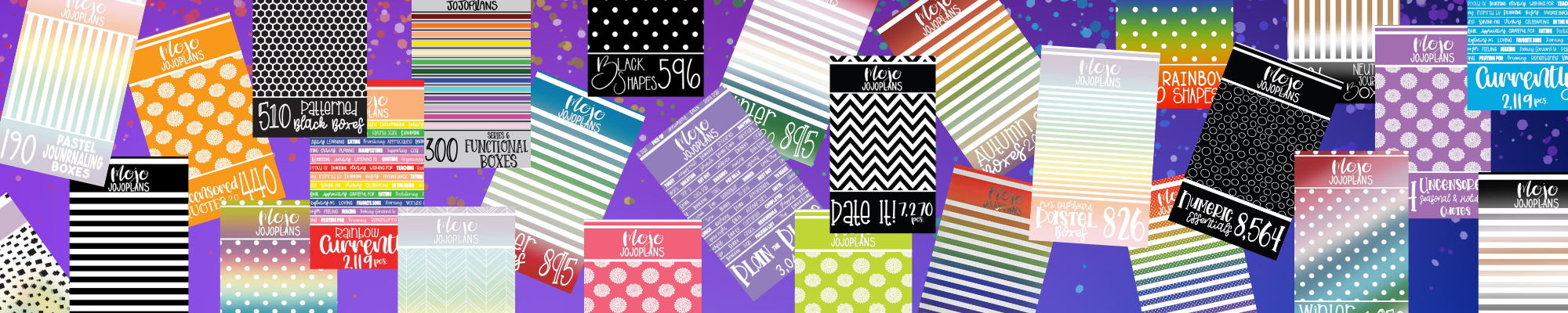 All In-Stock Basic Sticker Books – Mojo_JojoPlans