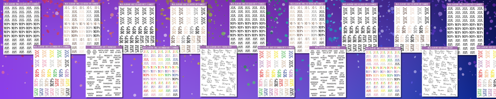 Sticker Sheets – Mojo_JojoPlans