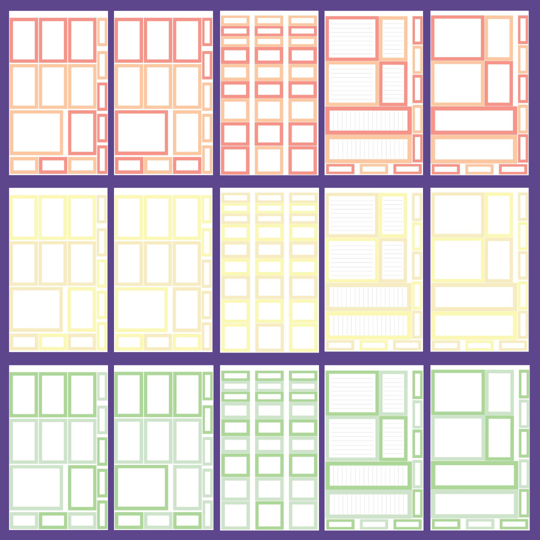 Pastel Boxes Sticker Book – Mojo_JojoPlans